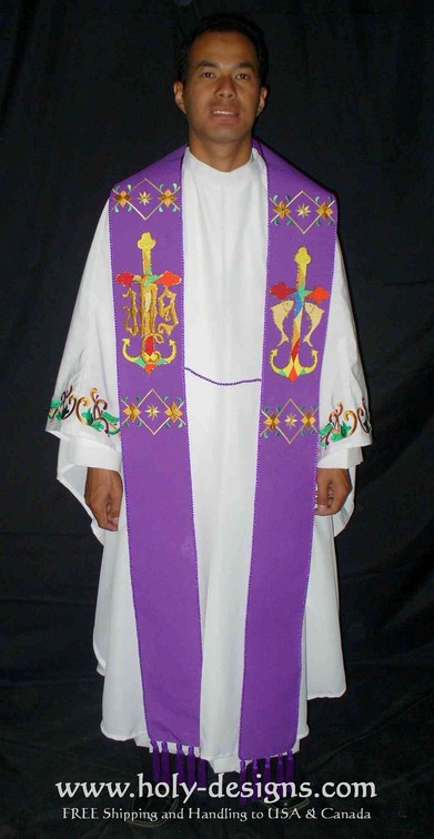 23: Chasuble, Stole, Deacons Stole, Bishops Miters, Clerical ...